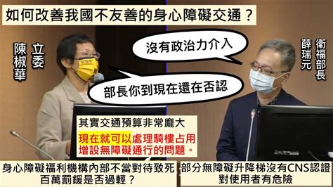 時代力量 陳椒華 質詢 衛福部 薛瑞元 20221128 社福衛環委員會 【立法院演哪齣？】 Youtube
