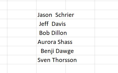 How To Remove Spaces In Excel Using The Function TRIM