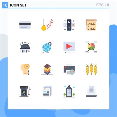 핀쿠션 16 픽토그램의 모바일 인터페이스 플랫 컬러 세트 편집 가능한 차트 황도 십이궁 Png 일러스트 및 벡터 에 대한 무료 다운로드 Pngtree