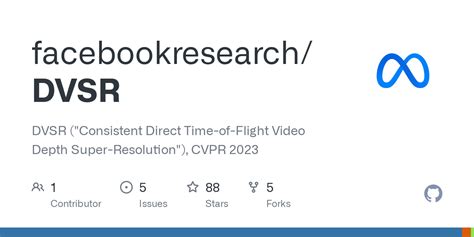 Github Facebookresearch Dvsr Dvsr Consistent Direct Time Of Flight Video Depth Super