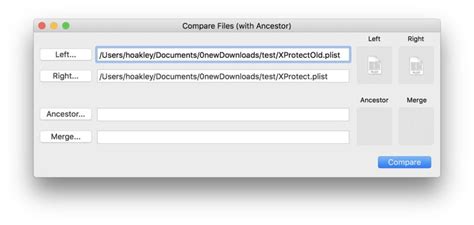 Comparing Files Filemerge Opendiff And Bbedit The Eclectic Light Company