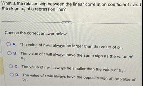 [answered] What Is The Relationship Between The Linear Correlation Kunduz