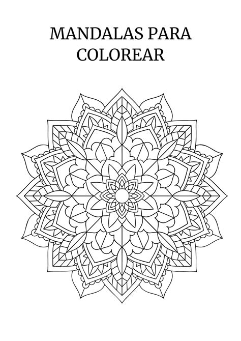 Dibujos Mandalas Para Imprimir Y Colorear Dibujos Para Imprimir Y Colorear