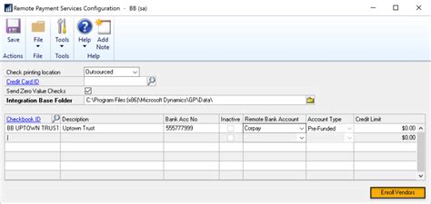 Enrolling Vendors Mekorma Products For Gp User Guide Build X91
