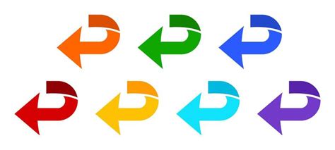 Colored Arrows Vector Art Icons And Graphics For Free Download