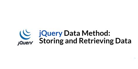 Jquery Data Method Storing And Retrieving Data