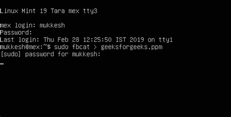 Chvt Command In Linux With Examples Geeksforgeeks