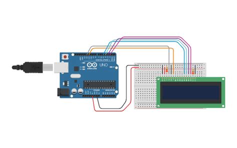 Circuit Design Lcd Con Arduino Tinkercad
