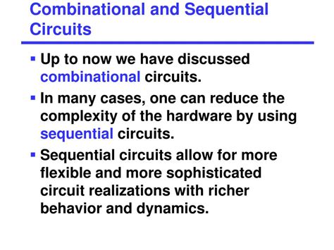 Ppt Combinational And Sequential Circuits Powerpoint Presentation Free Download Id2641735