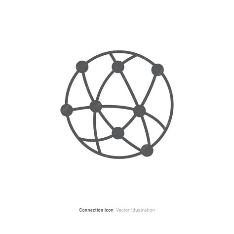 Premium Vector Connection Icon Design Network Connection Symbol