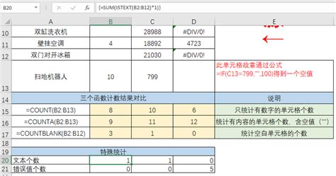 Excel计数公式大全：各种场景和条件的个数统计方法 知乎