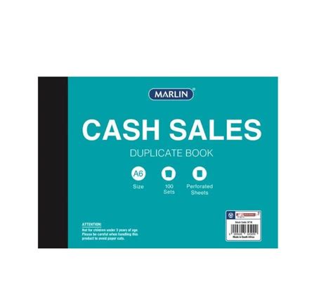 marlin a6 cash sales duplicate books pack of 5 shop today get it