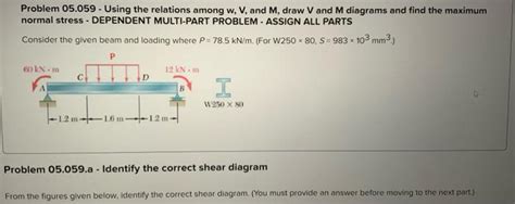 Solved Problem 05 059 Using The Relations Among W V And Chegg Com