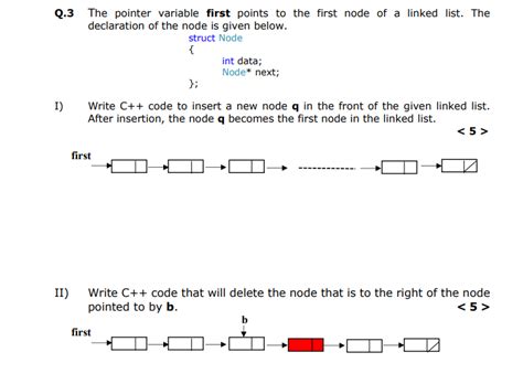 Solved Q3 The Pointer Variable First Points To The First