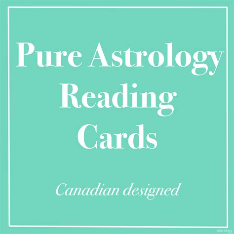 Pure Astrology Reading Cards Starzology