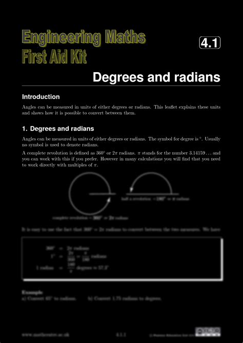 SOLUTION Degrees And Radians Studypool