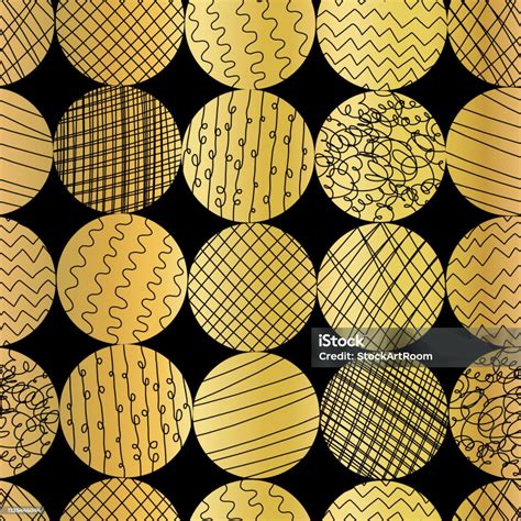 검은 배경에 황금 초록 동그라미 골드 호 일 질감 원 모양 원활한 벡터 패턴입니다 웹 배너 블로그 웨딩 디지털 종이 선물 포장 크리스마스 파티 초대에 대 한 우아한 디자인