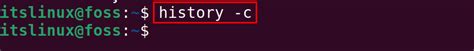how to clear the terminal history in linux its linux foss