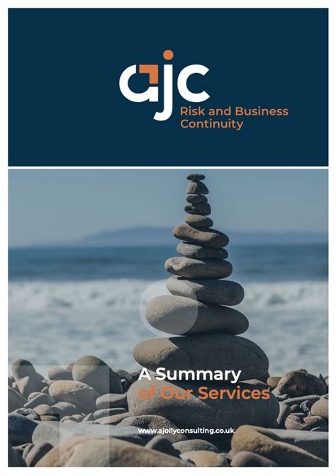 Risk And Business Continuity A Jolly Consulting