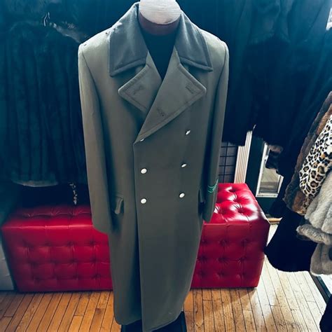 Jackets And Coats Vintage East German Grenztruppen Der Ddr Double Breasted Wool Trench Coat 521