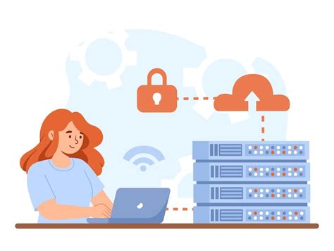 Premium Vector Woman With Sql Vector Concept