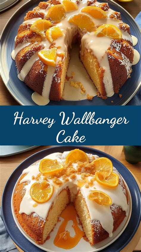 Irresistible Harvey Wallbanger Cake Recipe To Delight You Recipe In
