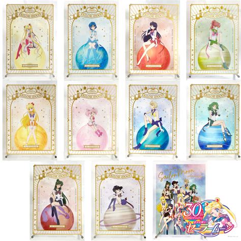 Sailor Moon Store Original Acrylic Stands Suprer Sailor Moon 30th