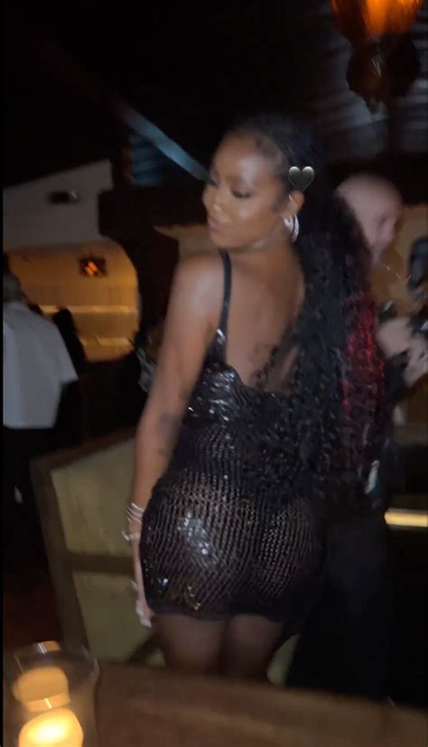 Justine Skye Shakes Her Rump In Bday Celebration