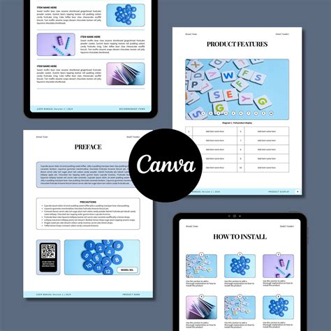User Guide Template User Manual Template Product Instruction Manual Template Operations