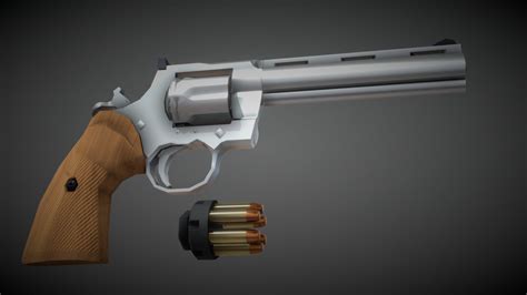 Low Poly Python Revolver Download Free D Model By Notcplkerry Be Sketchfab