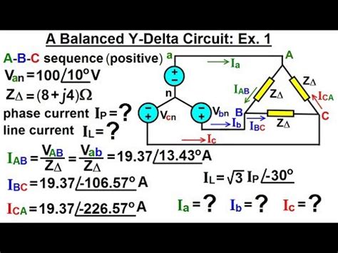 Electrical Engineering Ch 13 3 Phase Circuit 22 Of 53 Balanced Y