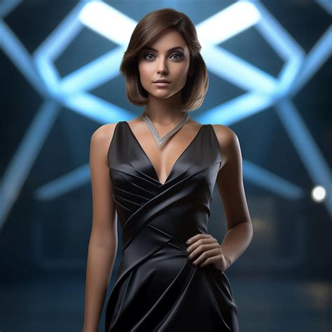 Premium Photo 3d Rendered Portrait Of A Gorgeous Woman Model Stylish