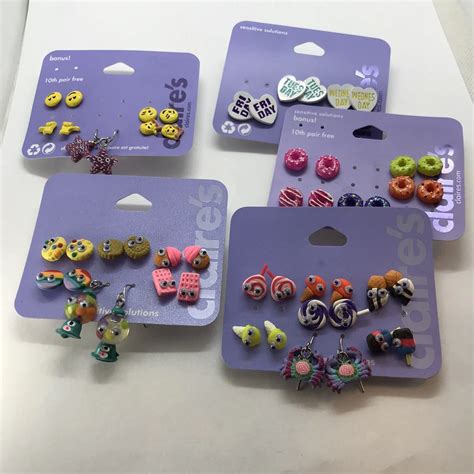 Cute Earrings From Claires