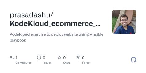 Github Prasadashu Kodekloud Ecommerce Website Kodekloud Exercise To Deploy Website Using