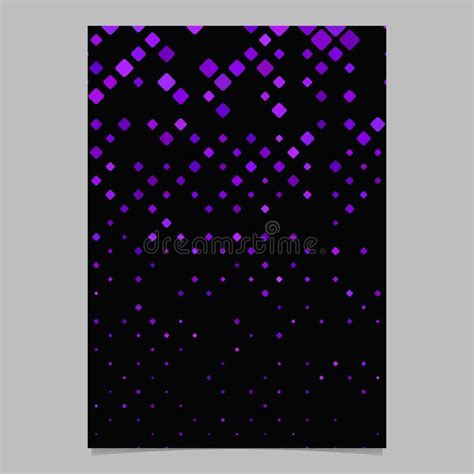 Abstract Square Pattern Brochure Design Vector Tiled Mosaic Document Background Stock Vector