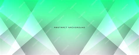 Premium Vector 3d Green White Geometric Abstract Background Overlap Layer On Bright Space With