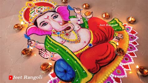 Designs Rangoli Para Diwali Ganpati