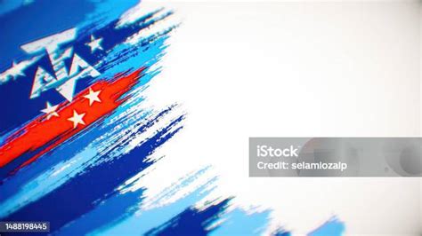 프랑스 남부 영토는 흰색 배경에 페인트 브러시를 깃발 그리기 붓놀림 그런지 페인트 스트로크 더러운 국가 독립 애국심 선거 템플릿 유화 파스텔 색상 만화 애니메이션 질감