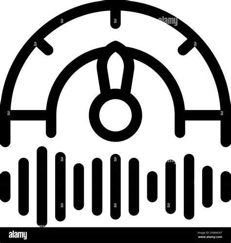 Sound Level Meter Showing A High Volume Level Represented By A Needle