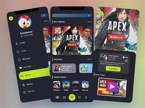 game store ui app design by kavinsnap on dribbble