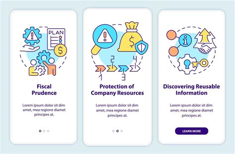 Risk Management Benefits Onboarding Mobile App Screen Strategy Of Safety Walkthrough 3 Steps