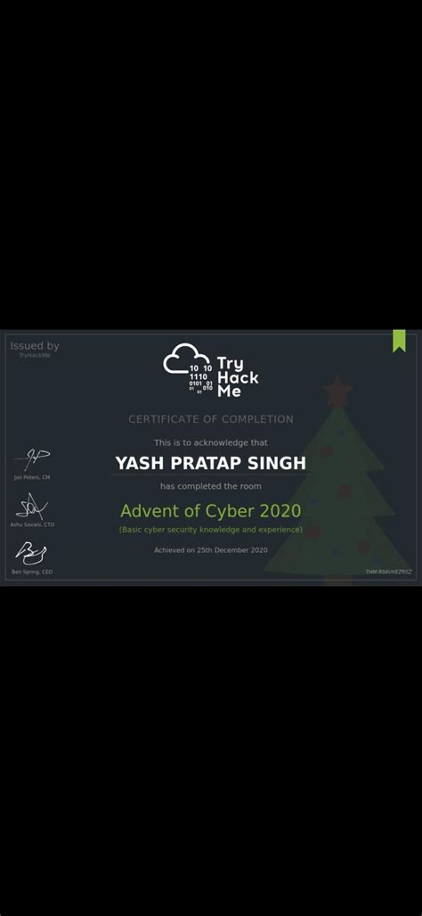 Yash Jha On Linkedin Tryhackme