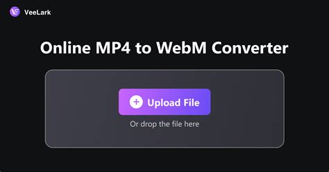 Mp4 To Webm Converter Convert Mp4 To Webm Online For Free