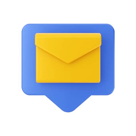 3d Mail Email Message Icon Illustration 8509301 Png