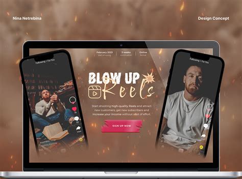Concept Design Site Instagram Reels Course On Behance