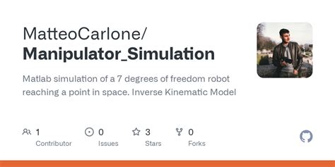 Github Matteocarlonemanipulatorsimulation Matlab Simulation Of A 7 Degrees Of Freedom Robot