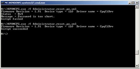 Resetting Ilo Administrator Password On Hp Blproliant Servers Cb Net