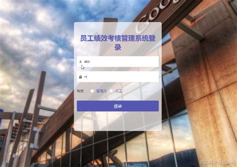 基于spring boot的月度员工绩效考核管理系统 员工月度绩效考核软件结构图怎么做 csdn博客