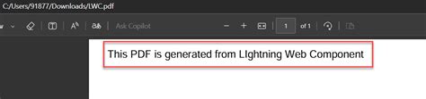 How To Generate Pdf Using Jspdf In Lightning Web Component