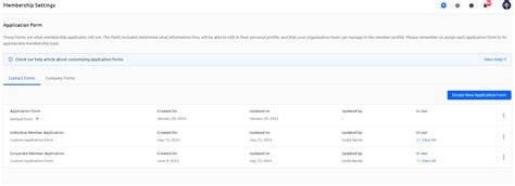Creating And Customizing Fields For Member Application Forms Glue Up